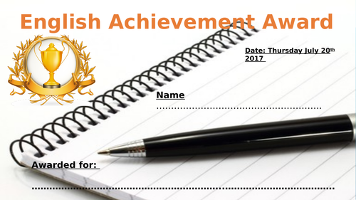 Achievement certificates – various | Teaching Resources