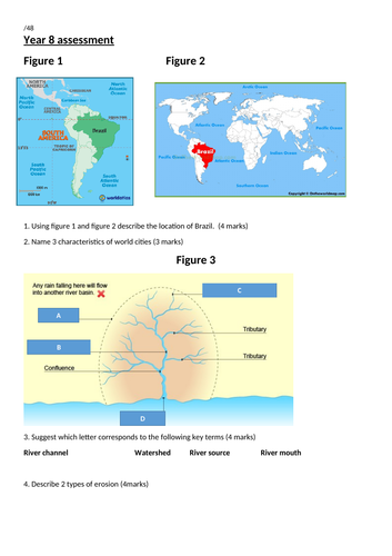 Brazil lessons inc deforestation, rivers and world cities | Teaching ...