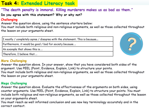 The Death Penalty / Capital Punishment | Teaching Resources