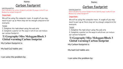 Global warming | Teaching Resources