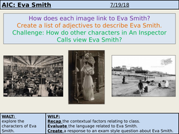 An Inspector Calls: Eva Smith | Teaching Resources