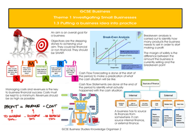 Edexcel GCSE Business 9-1 Theme 1 Knowledge Organisers | Teaching Resources