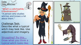 The Witches - Creative Writing | Teaching Resources