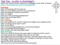 Scientology | Teaching Resources