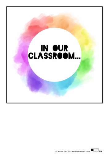 Freebie! Class Rules Posters | Teaching Resources