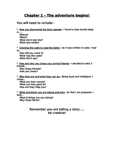 The Quest - KS3 Creative Writing | Teaching Resources