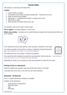 All About Me: 42 Question Cards and Worksheet Activity | Teaching Resources