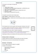 All About Me: 42 Question Cards and Worksheet Activity | Teaching Resources