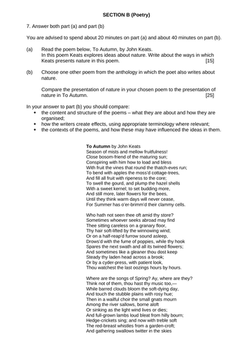 WJEC EDUQAS Poetry Anthology | Teaching Resources WJEC EDUQAS Poetry Anthology | Teaching Resources