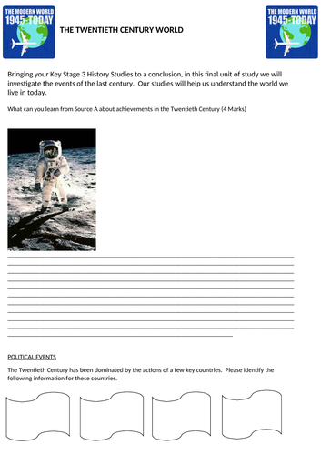 KS3 - 20th Century Overview | Teaching Resources