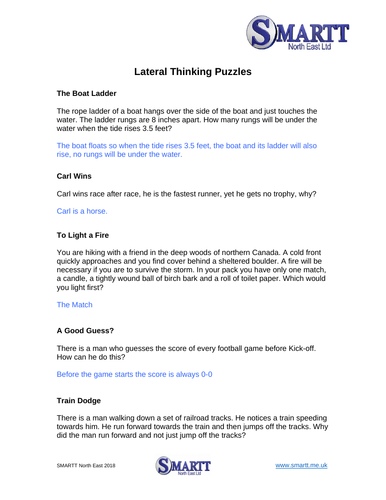 Puzzles - Lateral Thinking | Teaching Resources