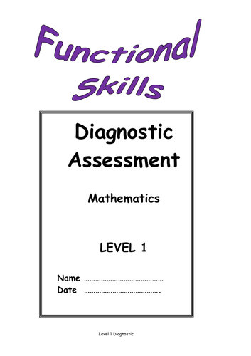 Free Functional Skills Diagnostic Assessments For Maths And English E3 ...