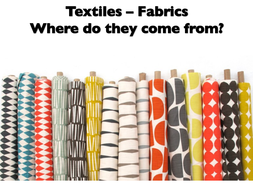 Textiles Fabric / Fibres Lesson Powerpoint and Booklet. | Teaching ...