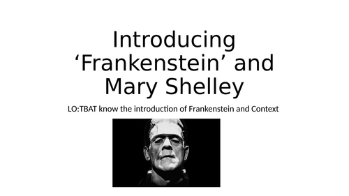 Frankenstein GCSE English | Teaching Resources