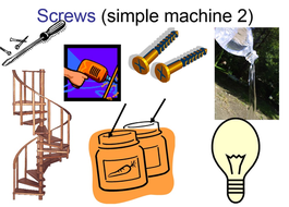 Simple Machines Bingo Review Game w/Key & Slideshow Examples of Simple ...