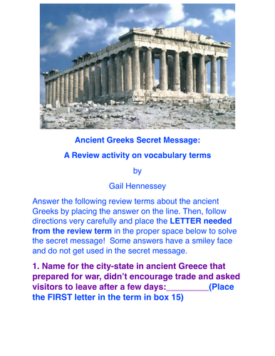 Ancient Greeks: A Bundle of Resources! | Teaching Resources