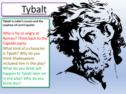 Romeo and Juliet - Tybalt Act 3 Scene 1 | Teaching Resources