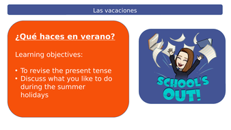 GCSE SPANISH - LAS VACACIONES UNIT OF WORK | Teaching Resources