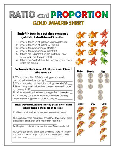 Ratio and Proportion: An Introduction! | Teaching Resources