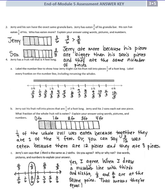 Grade 3, Math Module 5 REVIEW & ASSESSMENT w/Ans keys (printables ...