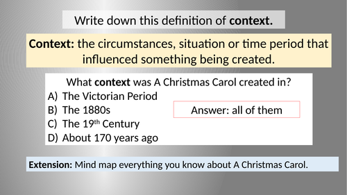 A Christmas Carol | Teaching Resources