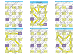 Adding and subtracting fractions: common denominators maze | Teaching ...