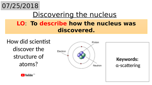 P7.2 The discovery of the nucleus | Teaching Resources