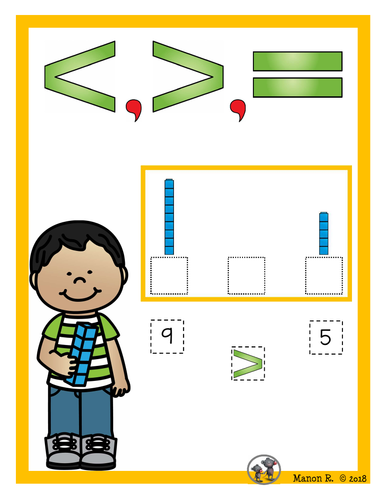 Plus petit, plus grand ou égal (Less than, more than or equal ...