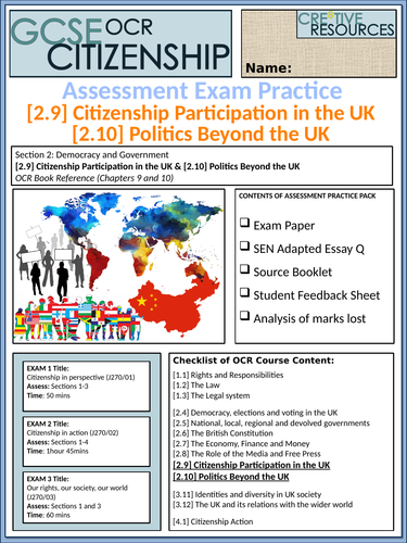 Citizen Participation Politics beyond the UK - Citizenship | Teaching ...