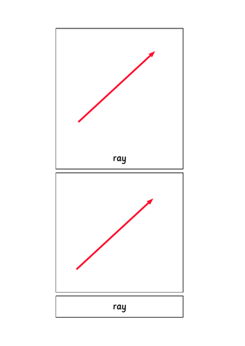Geometry - Parts of lines | Teaching Resources