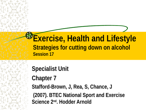 BTEC Sports Exercise, Health & Lifestyle | Teaching Resources