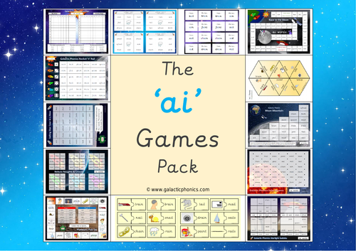The 'ai' Phonics Games Pack (Phase 3) | Teaching Resources