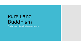 Pure Land Buddhism | Teaching Resources