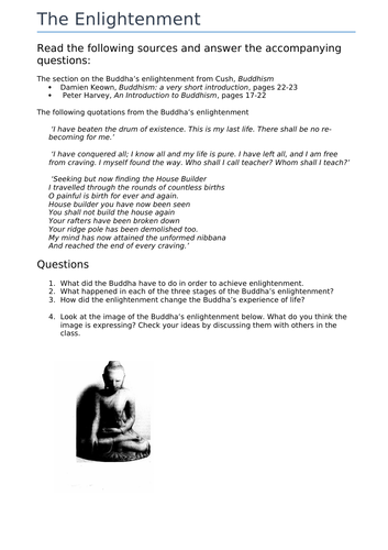 Enlightenment of the Buddha | Teaching Resources