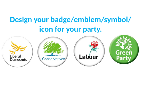 Design your own Political Party Pack | Teaching Resources