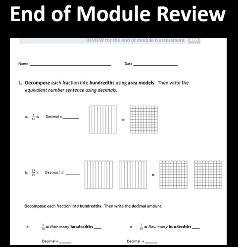 FREE-Grade 4 Math Module 6, Topic A: Lessons 1-3 Smart Bd, Student Pgs ...