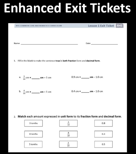FREE-Grade 4 Math Module 6, Topic A: Lessons 1-3 Smart Bd, Student Pgs ...