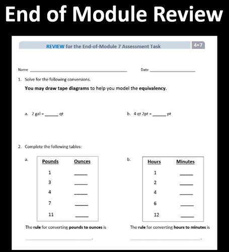 Grade 4 Math ENTIRE Module 7 Topics A-C: Smart Bd, Student Pgs, Reviews ...