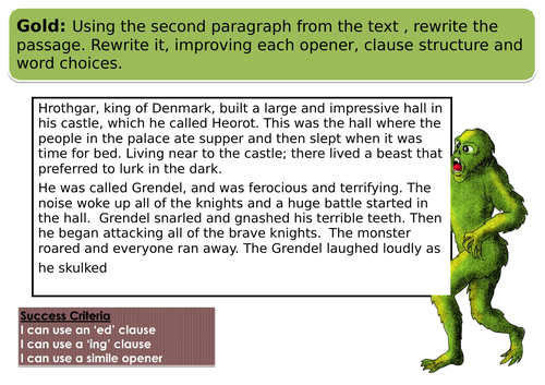 BEOWULF COMPLETE ENGLISH UNIT | Teaching Resources