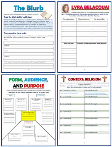 Northern Lights Comprehension Activities Booklet! | Teaching Resources