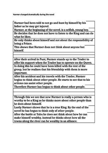 Pharaoh mixed up sentences | Teaching Resources
