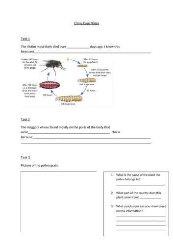 Forensic science | Teaching Resources