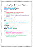 Norman MacCaig Scottish Text - Brooklyn Cop | Teaching Resources