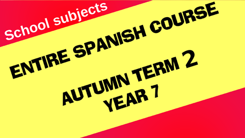 Spanish Year 7 first week of school September - 22 lessons | Teaching ...