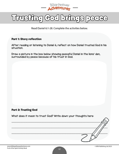 Peace: Fruit of the Spirit Activity Book & Lesson Plan | Teaching Resources