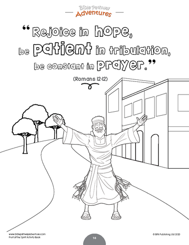 Patience: Fruit of the Spirit Activity Book & Lesson Plan | Teaching ...