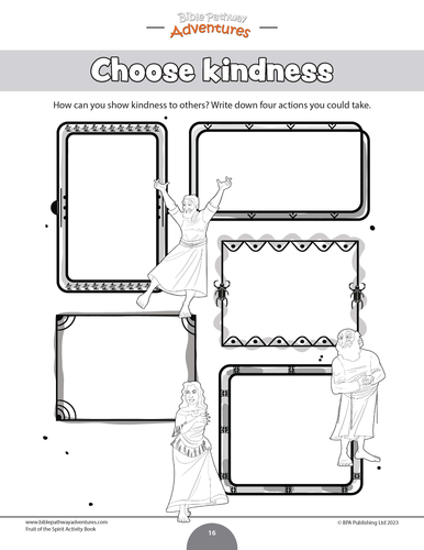 Kindness: Fruit of the Spirit Activity Book & Lesson Plan | Teaching ...