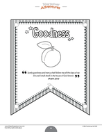 Goodness: Fruit of the Spirit Activity Book & Lesson Plan | Teaching ...