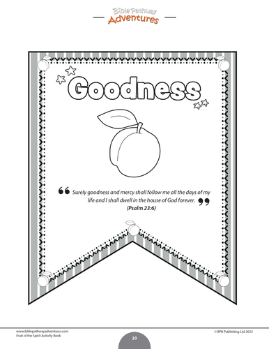 Goodness: Fruit of the Spirit Activity Book & Lesson Plan | Teaching ...