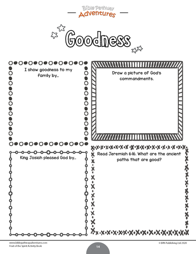 Goodness: Fruit of the Spirit Activity Book & Lesson Plan | Teaching ...